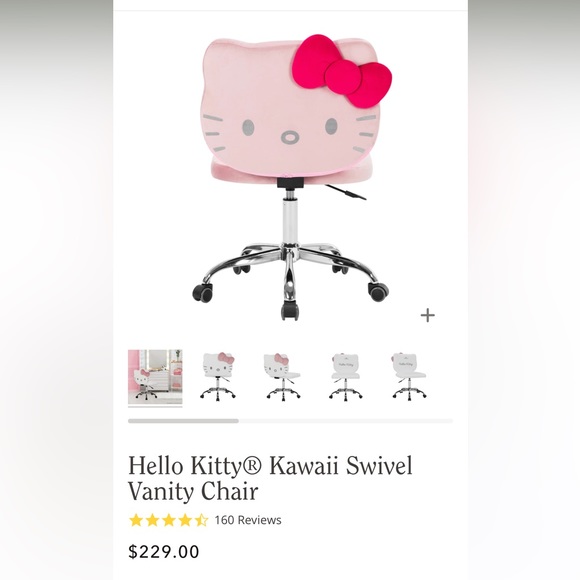 Impressions | Other | Hello Kitty Vanity Chair | Poshmark